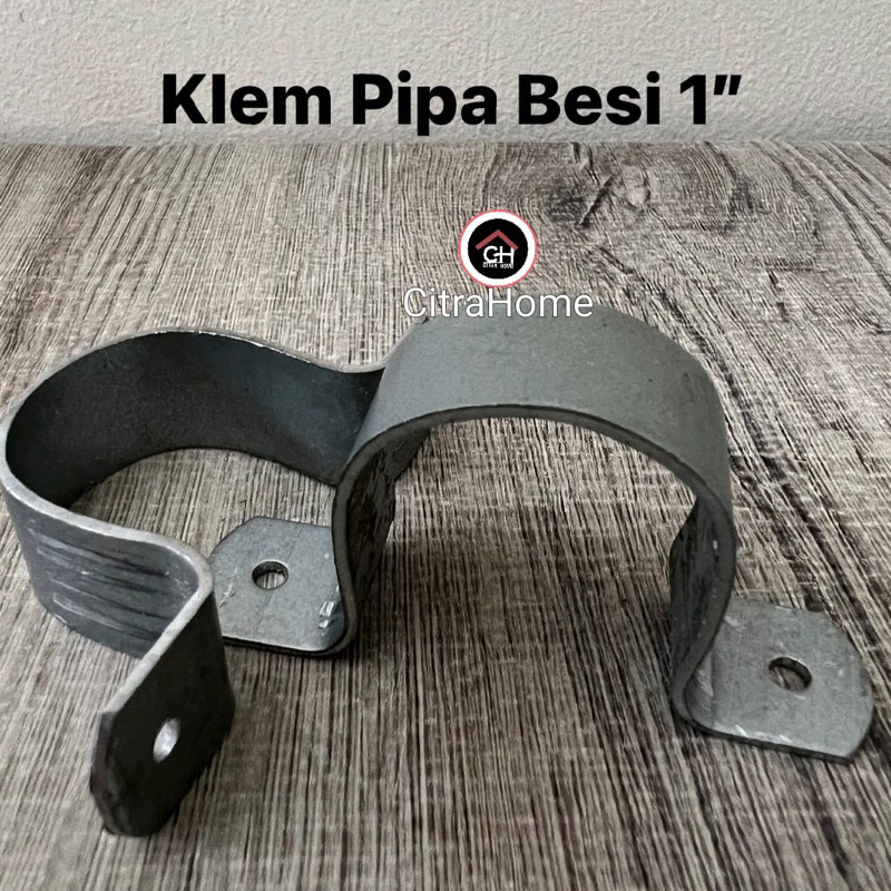 Jual Klem Pipa Besi 1” Tebal Sanshan Harga 1 pc | Shopee Indonesia