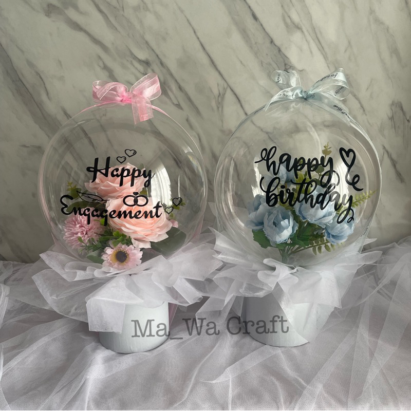 Jual (READY STOCK) magical bloom box flower ballon bloom box Bloom box ...