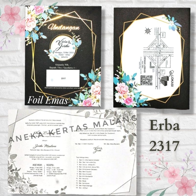 Jual Blangko Undangan Erba Terbaru 2317 (Cek Deskripsi) | Shopee Indonesia