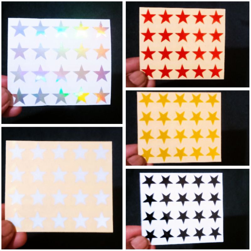 Jual stiker sticker bintang sticker star cutting | Shopee Indonesia