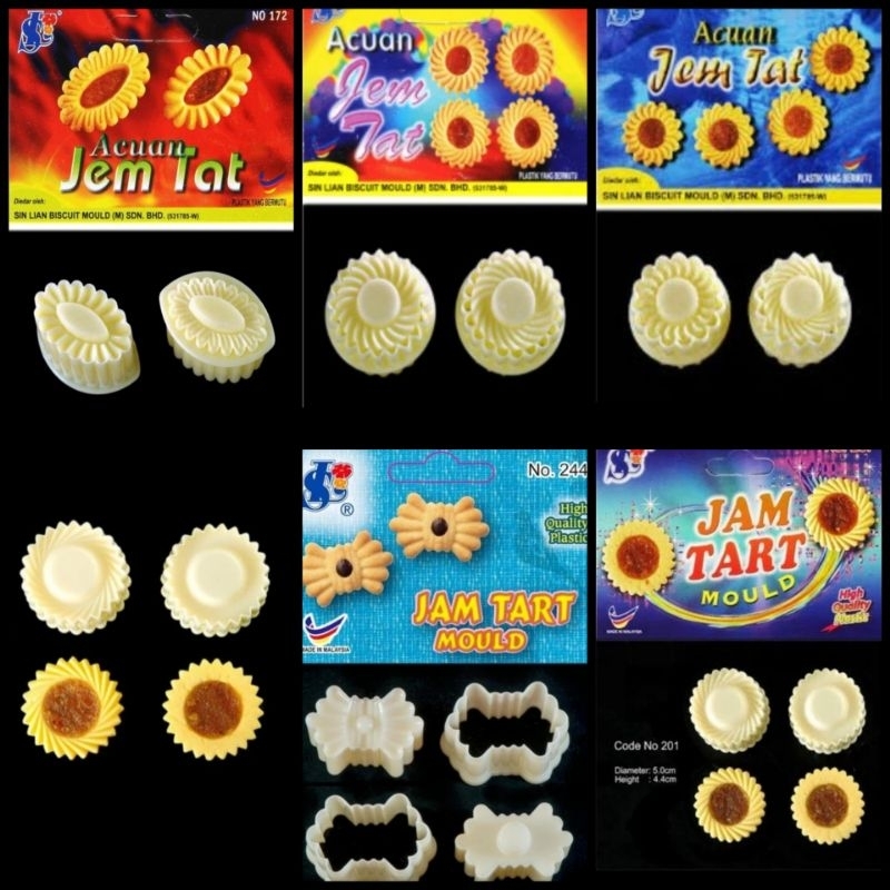 Jual Cetakan Biskuit Acuan Kuih Jem Tat 122 171 173 201 202 244 ...