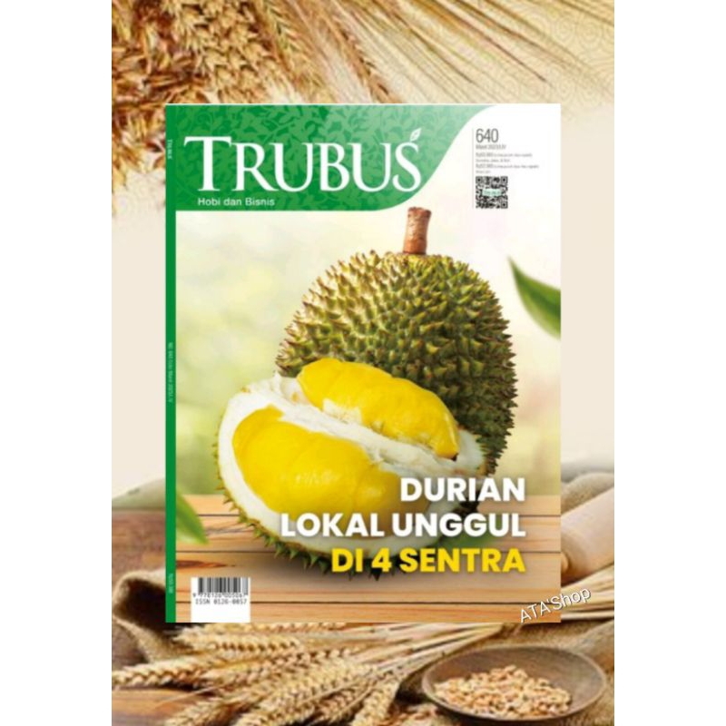 Jual Majalah Trubus Edisi Maret 2023 (Durian Lokal Unggul di 4 Sentra) | Shopee Indonesia