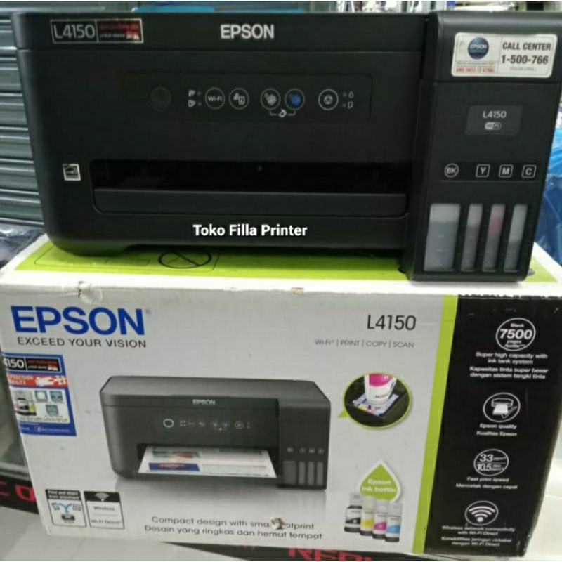 Jual Printer Epson L4150 Wifi All In One Dus Box Ori | Shopee Indonesia