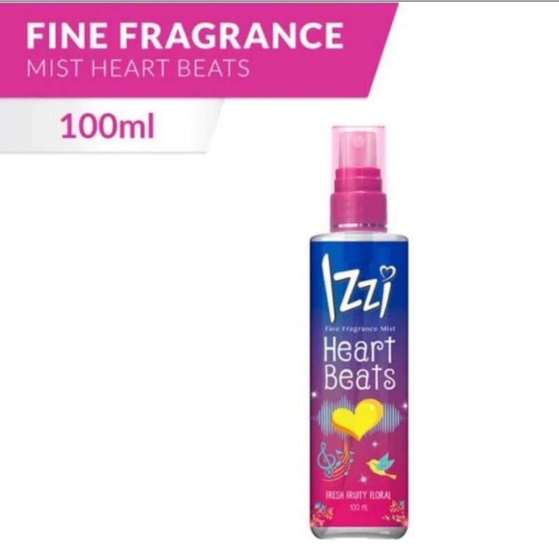 Jual Izzi Fine Fragrance Mist Heart Beats 100m | Shopee Indonesia