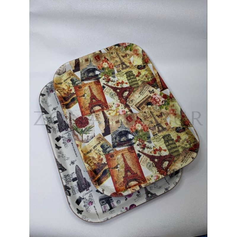 Jual Nampan Aesthetic (35 x 25 cm) - Nampan Motif, Nampan Plastik ...