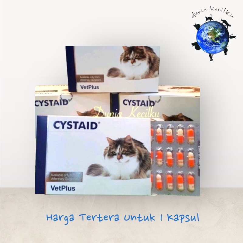 Jual Cystaid Cat Plus For Urinary Tract / Masalah Kencing Kucing (1 ...