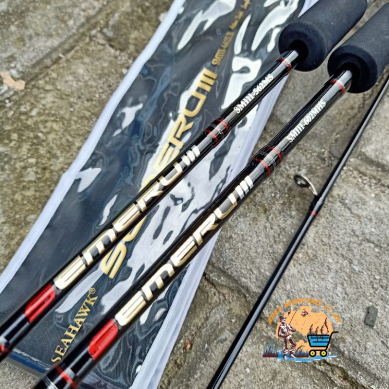 Jual Joran SEAHAWK SEMERU III Spinning Baitcasting | Shopee Indonesia
