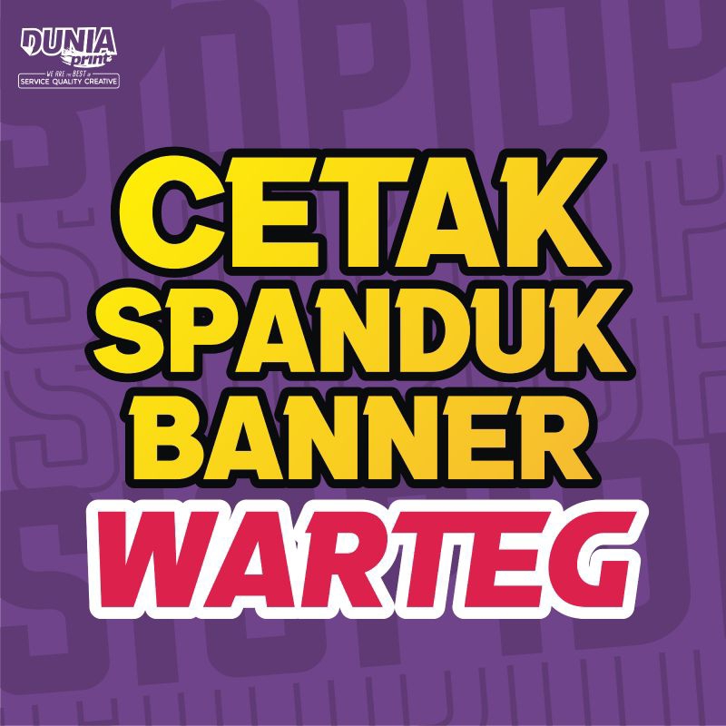 Jual CETAK BANNER ATAU SPANDUK BAHAN FRONLITE 280/340 GLOSSY DOFF ...