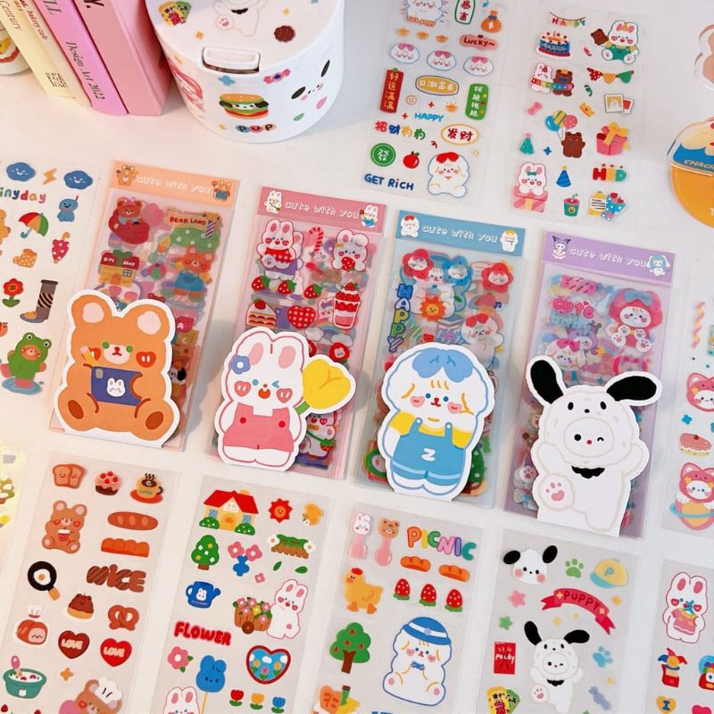 Jual Stiker lucu korea isi 10 lembar | Shopee Indonesia