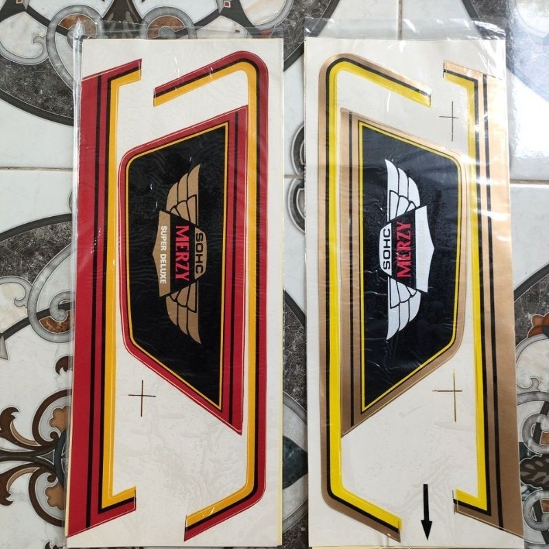Jual stiker Merzy super deluxe / lis bodi motor mercy merci | Shopee ...