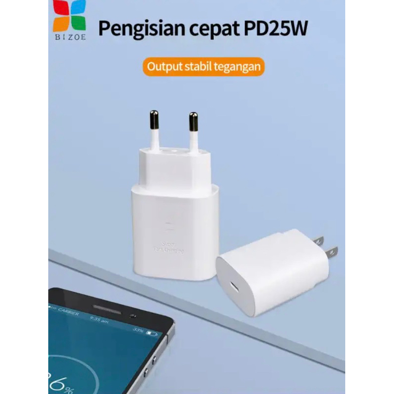 Jual Adapter 25W USB-C Original fast charging Charger Cas | Shopee ...