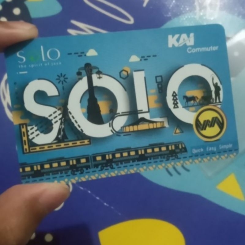 Jual Kartu KMT [KRL/COMMUTER LINE] Multi Trip, Design KOTA SOLO - The Spirit Of Java Original ...