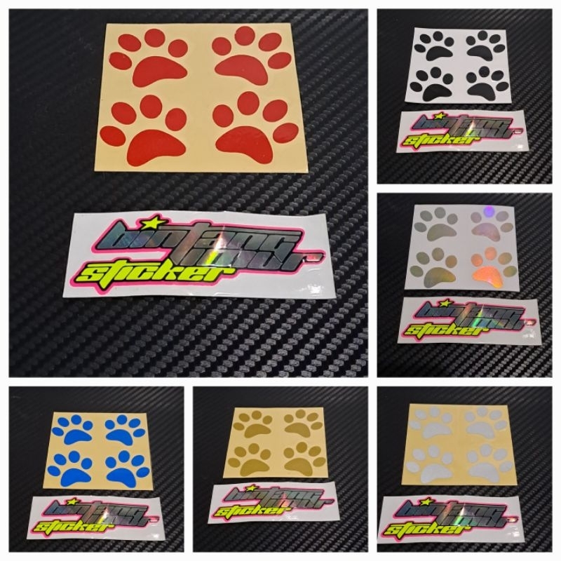 Jual STICKER KAKI KUCING LUCU IMUT,STICKER MOTOR ,MOBIL,LAPTOP ...