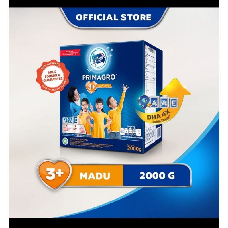 Jual Primagro 3+Madu & vanilla 2000g | Shopee Indonesia