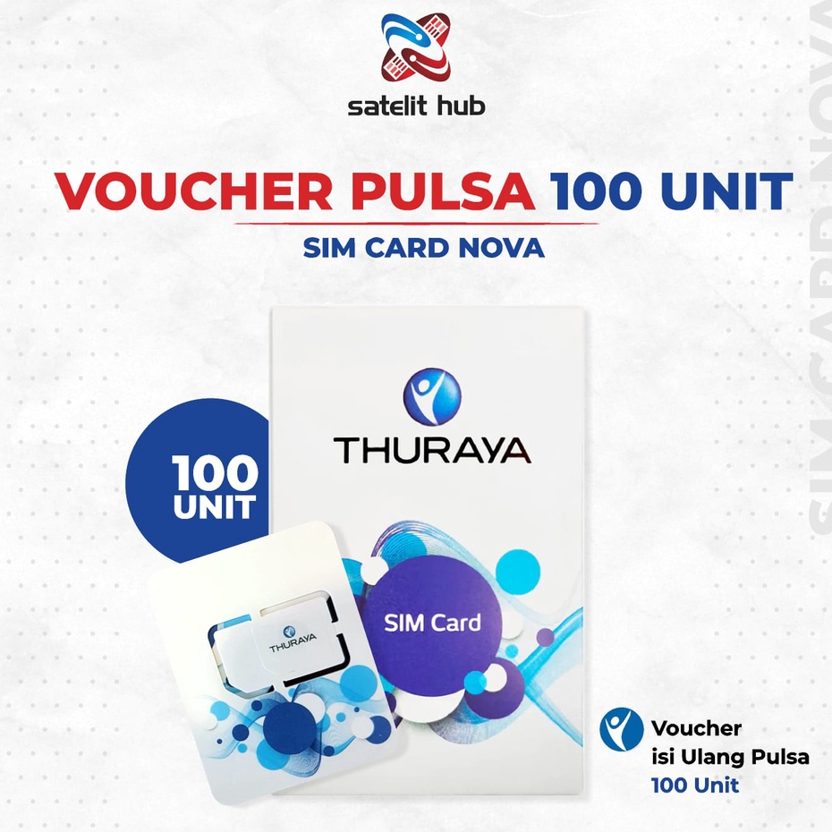 Jual Voucher Pulsa Thuraya Nova 100 Unit | Shopee Indonesia