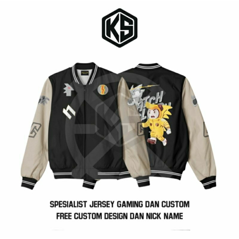 Jual Jaket ONIC ESPORTS Varsity TERBARU HITAM 2022-2023 SEASON 10 Full ...