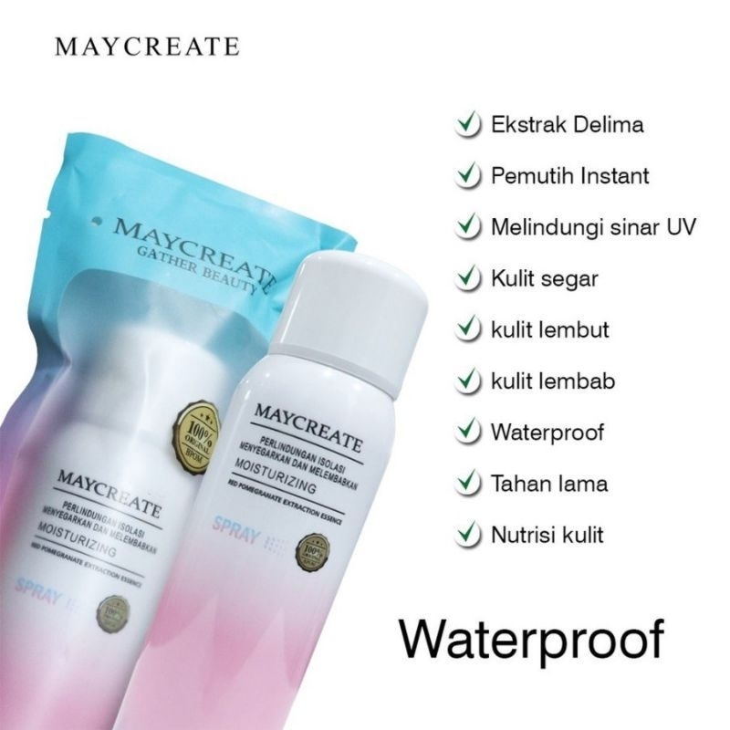 Jual MAYCREATE MOISTURIZING SPRAY BPOM | Shopee Indonesia