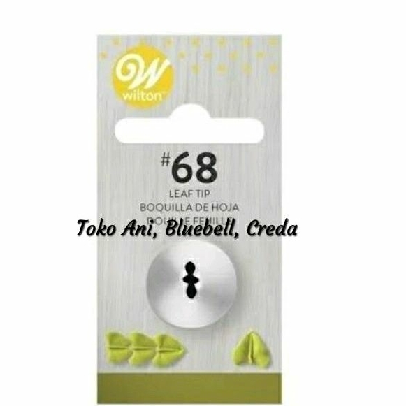 Jual Wilton standard leaf tip #68 / Wilton spuit daun no 68 ( 0418-68 ...
