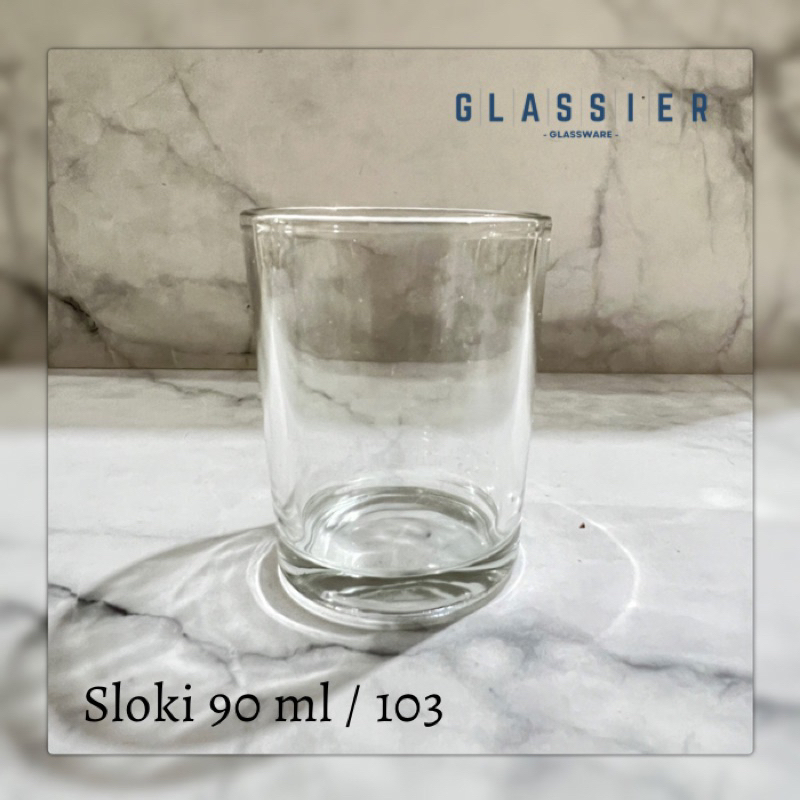 Jual Sloki | 90 mL | KIG | Gelas Shot / Shot Glass / Gelas Lilin / Seloki | Shopee Indonesia