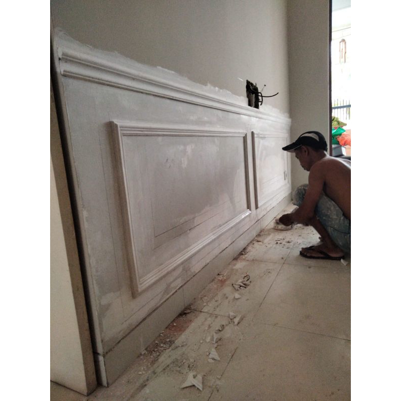 Jual List Wall Moulding Gypsum Minimalis - TRYINDAH Original | Shopee ...