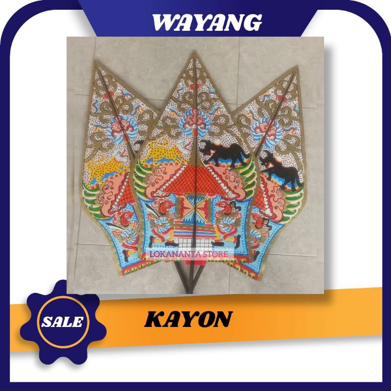Jual KAYON GUNUNGAN WAYANG KULIT +-80 cm | Shopee Indonesia