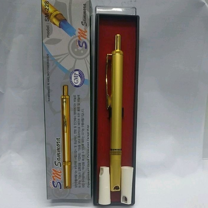 Jual Pen Bekam Sammora Gold / Pulpen Bekam / Lancing Bekam / Alat ...