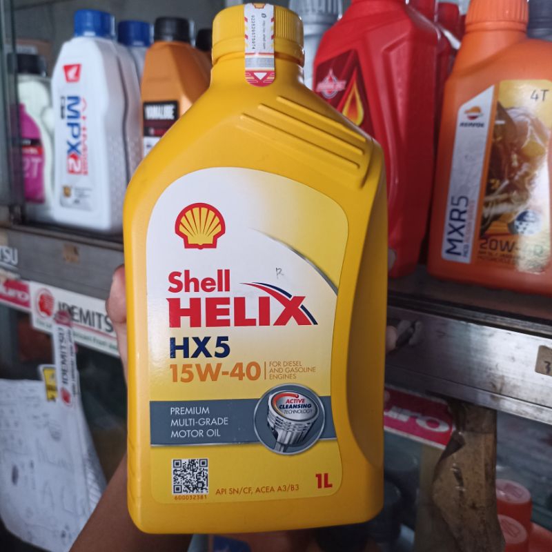 Jual Shell HELIX HX5 15W-40 1L ORIGINAL | Shopee Indonesia