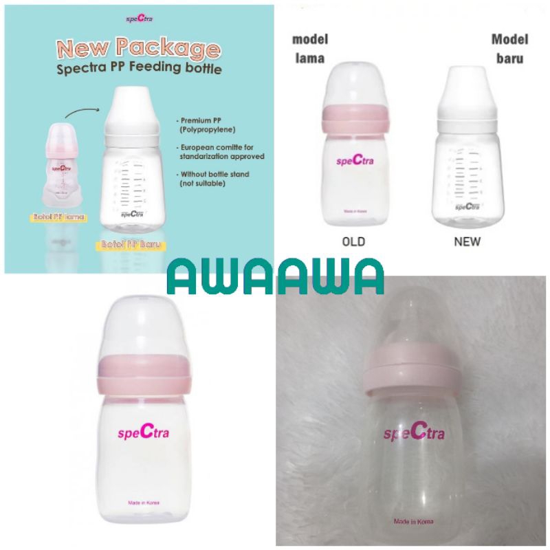 Jual botol spectra PP bottle storage 160ml botol susu botol asi pompa asi breast pump breastpump ...