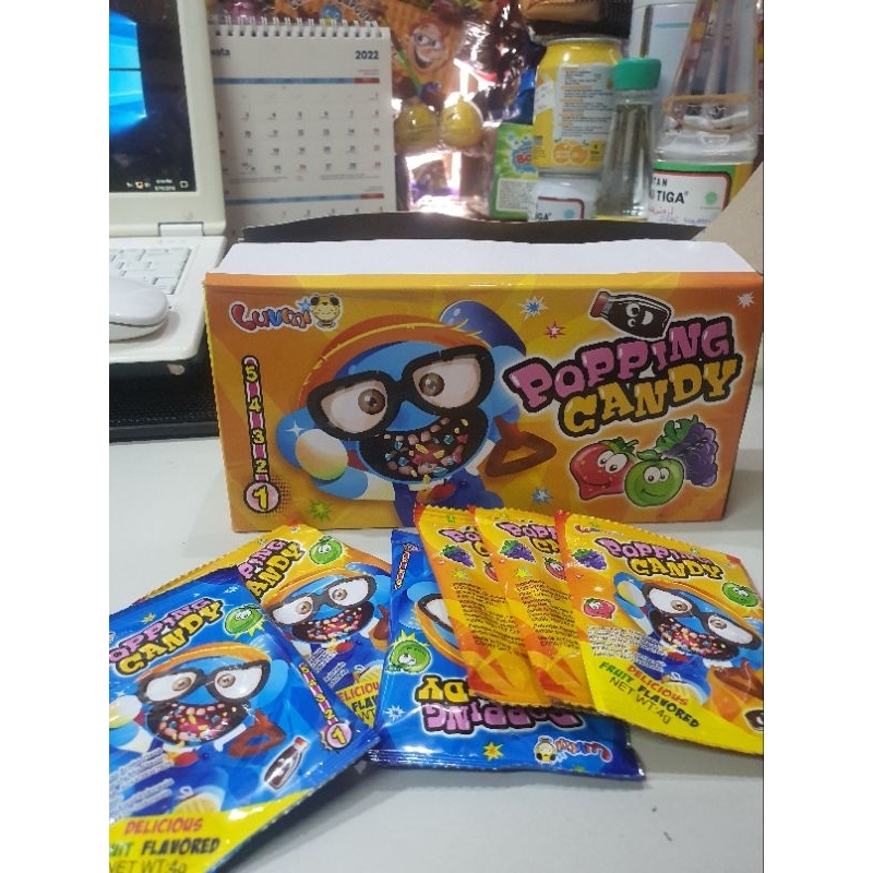 Jual Permen Cemilan Snack Popping Meletup Meledak Rasa Buah Mainan Anak ...