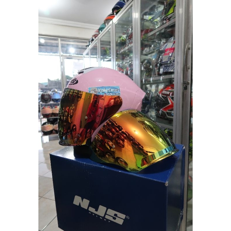 Jual Visor Iridium Red NJS Kairoz Original | Shopee Indonesia