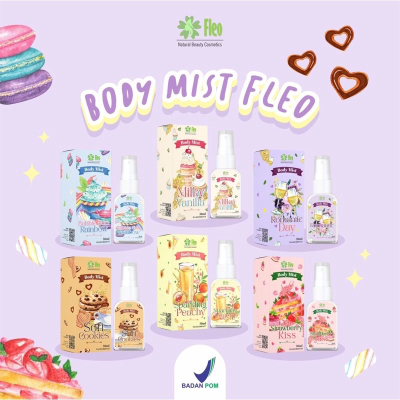 Jual BODY MIST FLEO BEBYS BPOM | Shopee Indonesia