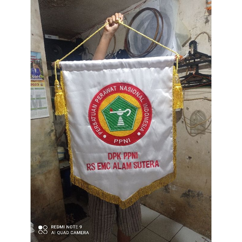 Jual bendera vandel PPNI+palang kayu+tali bandulan 1 set | Shopee Indonesia
