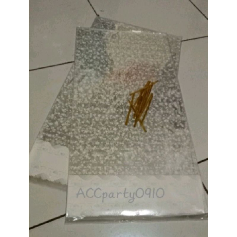 Jual Opp Bintang Souvenir 35×60cm / Opp Flower / Plastik Ulang Tahun ...