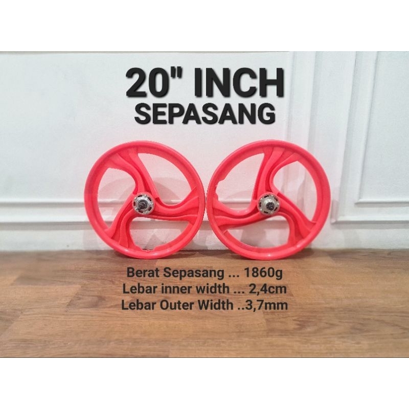 Jual VELG BMX 20 INCH RODA SEPEDA 20 INCH BMX OLD SCHOOL VELG 20INCH ...