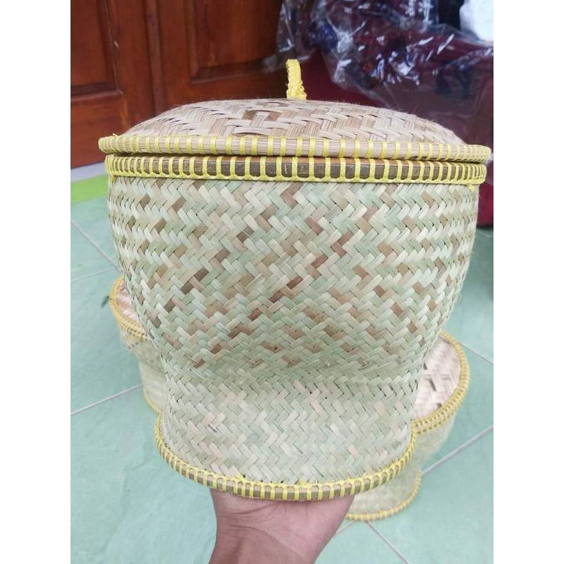 Jual bakul nasi full anyaman bambu kowi | Shopee Indonesia