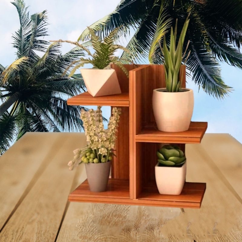 Jual tempat bunga'dari kayu | Shopee Indonesia