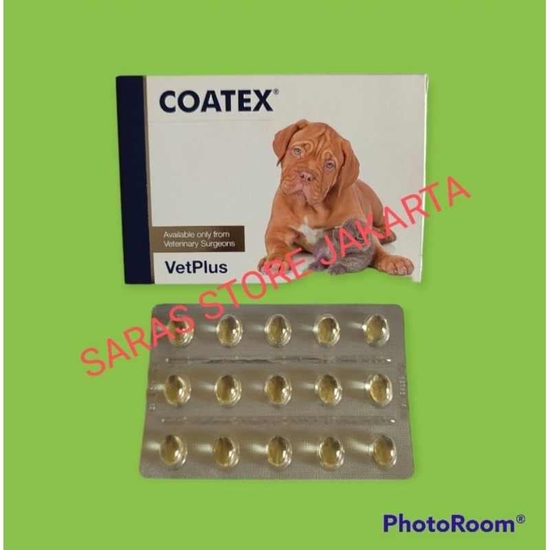 Jual COATEX ORIGINAL VetPlus Vitamin UNTUK KUCING DAN ANJING - Per ...