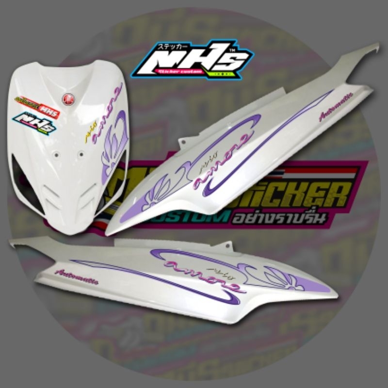 Jual STRIPING MIO AMORE BUNGA TRANSPARAN MAXDECAL ,STICKER MIO ...