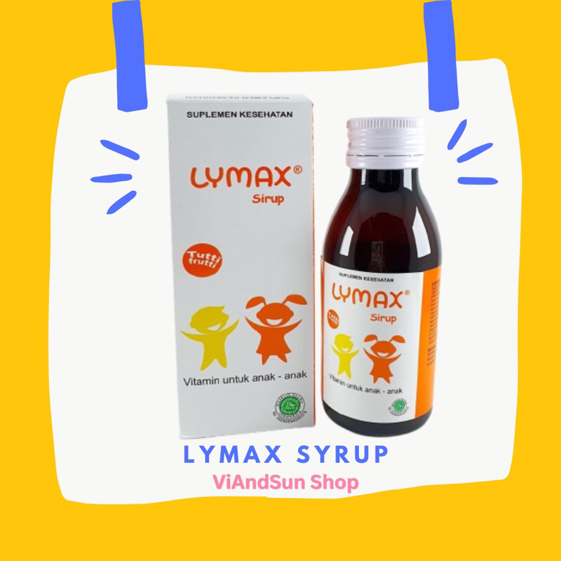 Jual LYMAX Syrup 100ml - Vit Anak - Suplemen Anak - SIMEX | Shopee ...