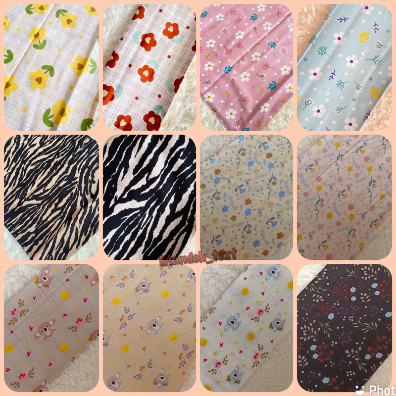 Jual kain rayon motif(Harga 0,5 meter) | Shopee Indonesia