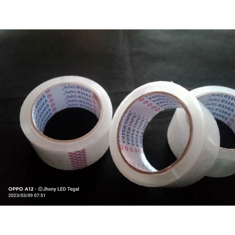 Jual Lakban bening OPP tape yatta tape 90 yard 48mm | Shopee Indonesia