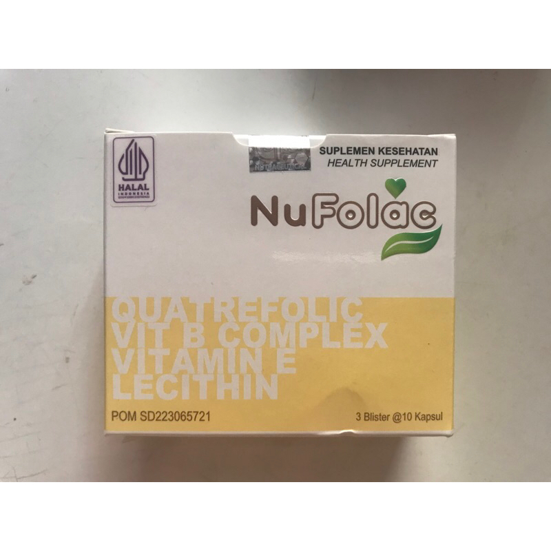 Jual Nufolac 1 box kemasan Baru Nutri B distributor Nutrindo | Shopee ...