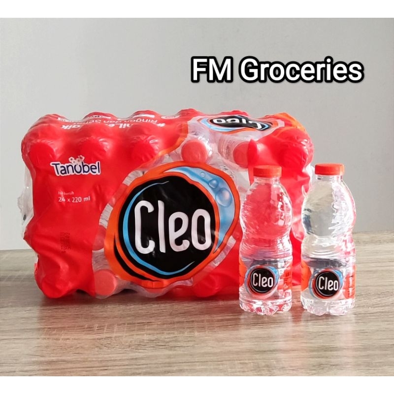 Jual Cleo botol mini 220ml x 24 botol | Shopee Indonesia
