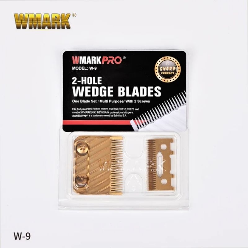 Jual BLADE WMARK W9 GOLD SILVER FADE TAPPER / BLADE BABYLISS PRO ...