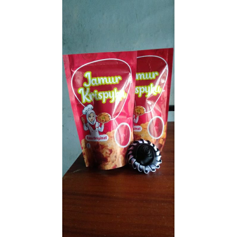 Jual JAMUR KRISPYKU CRISPY JAJAN ENAK CEMILAN MURAH SNACK | Shopee ...