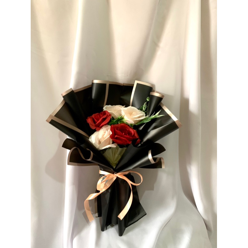 Jual Buket bunga mawar bucket bunga palsu buket wisuda hampers hadiah ...