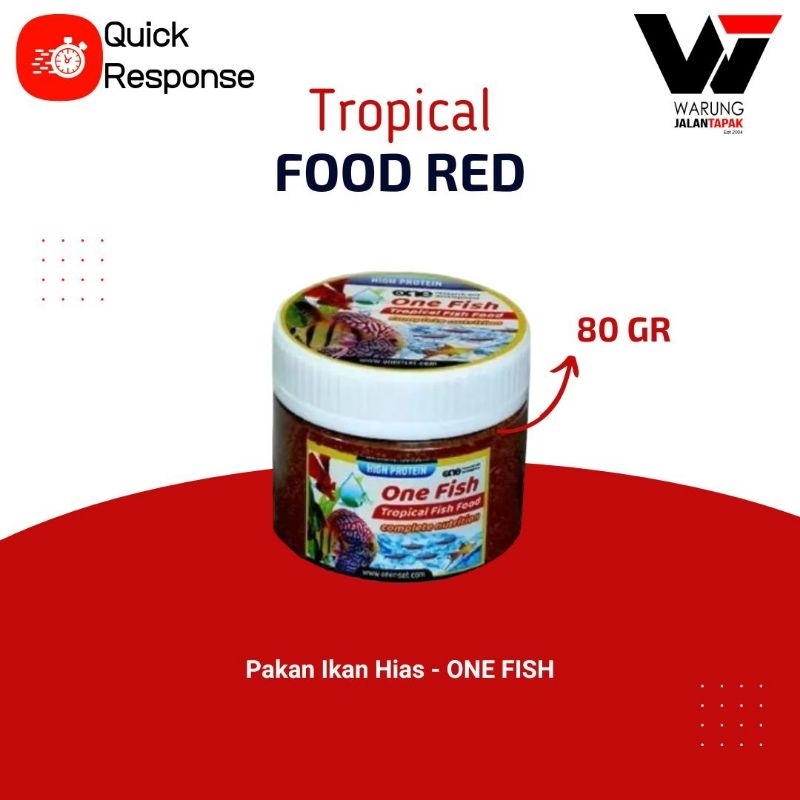 Jual One Fish Red Line pakan burayak ikan tetra sumatra neon 60gr ...