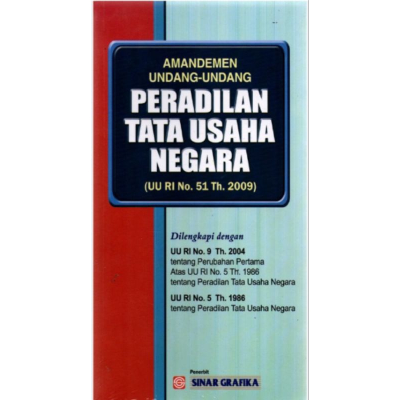 Jual Buku Amandemen Undang Undang Peradilan Tata Usaha Negara (PTUN ...