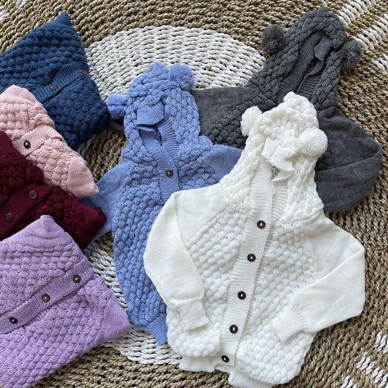 Jual Jaket Bayi Rajut Jaket hangat Bayi Newborn SNI DNW BABY | Shopee ...