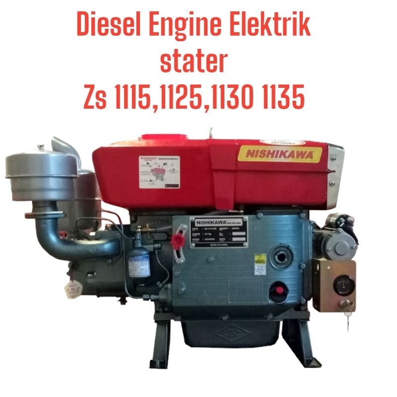 Jual MESIN DIESEL NISIKAWA 26 HP ELEKTRIK STATER | Shopee Indonesia